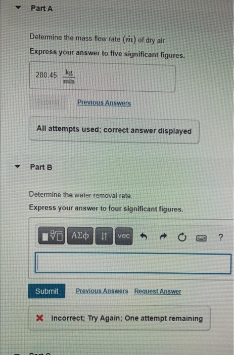 Solved Moist air, at 40∘C and 90%RH, enters a dehumidifier | Chegg.com