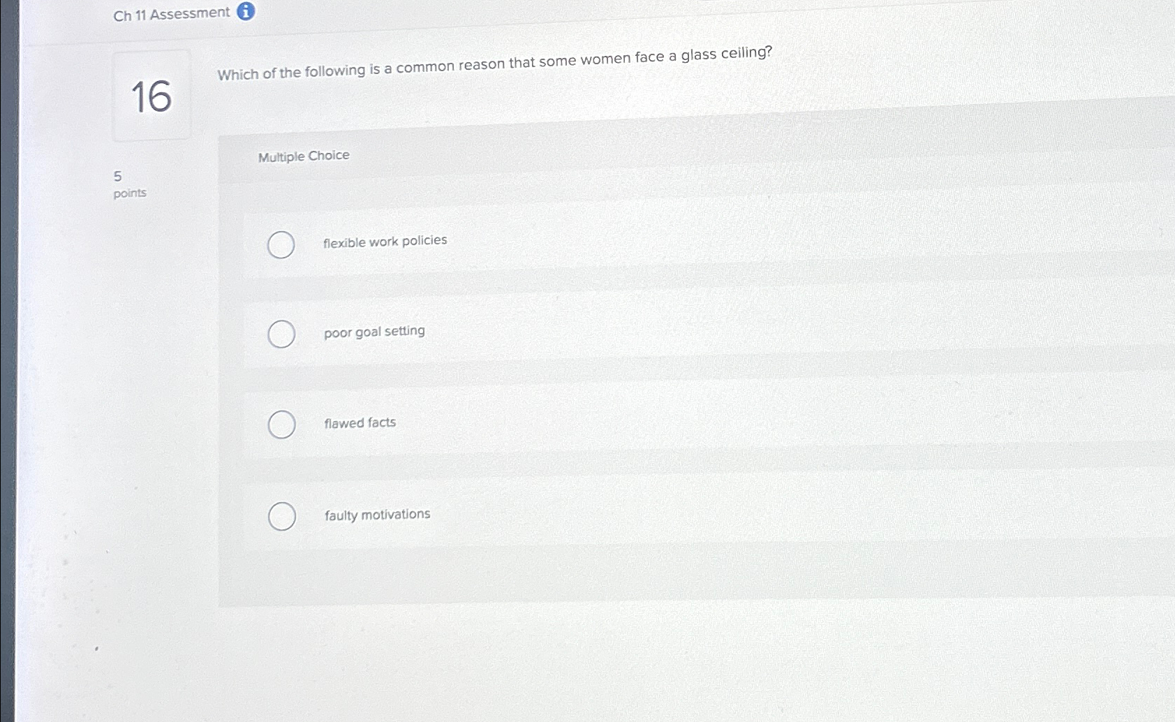 Solved Ch 11 ﻿Assessment (i)Which of the following is a | Chegg.com