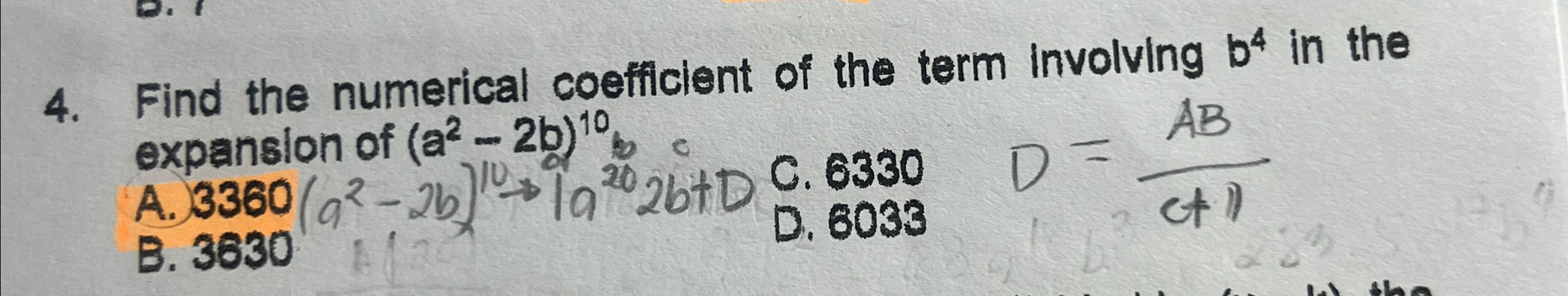 Solved Find the numerical coefficient of the term involving | Chegg.com