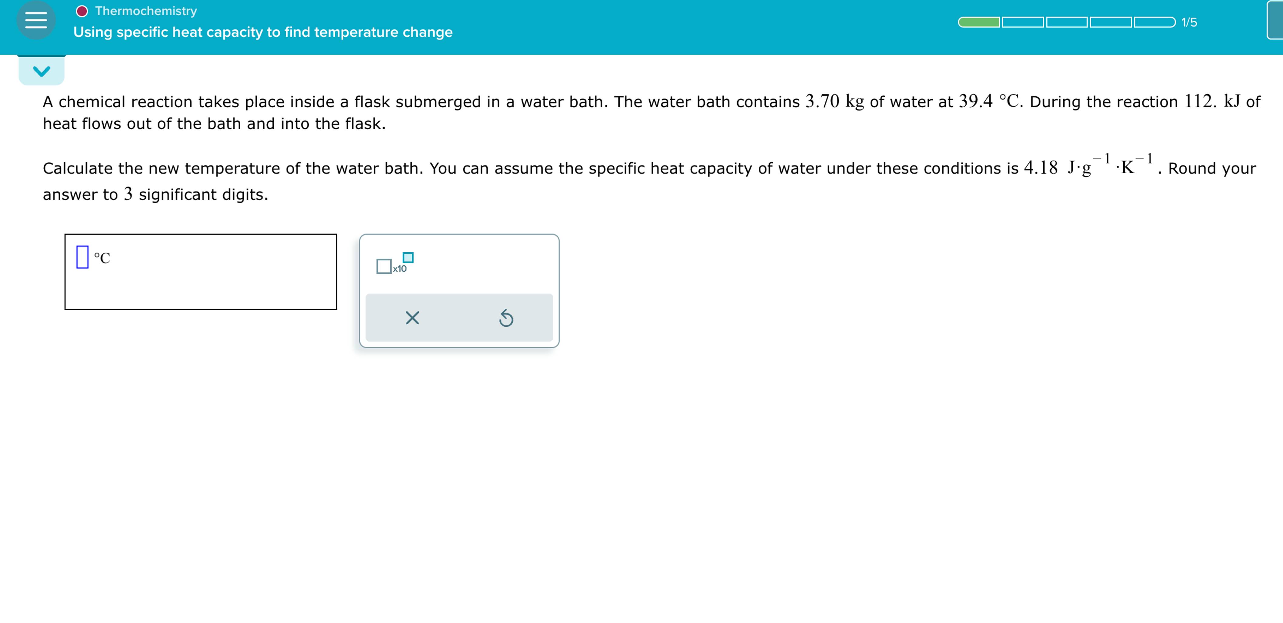 Solved A chemical reaction takes place inside a flask | Chegg.com