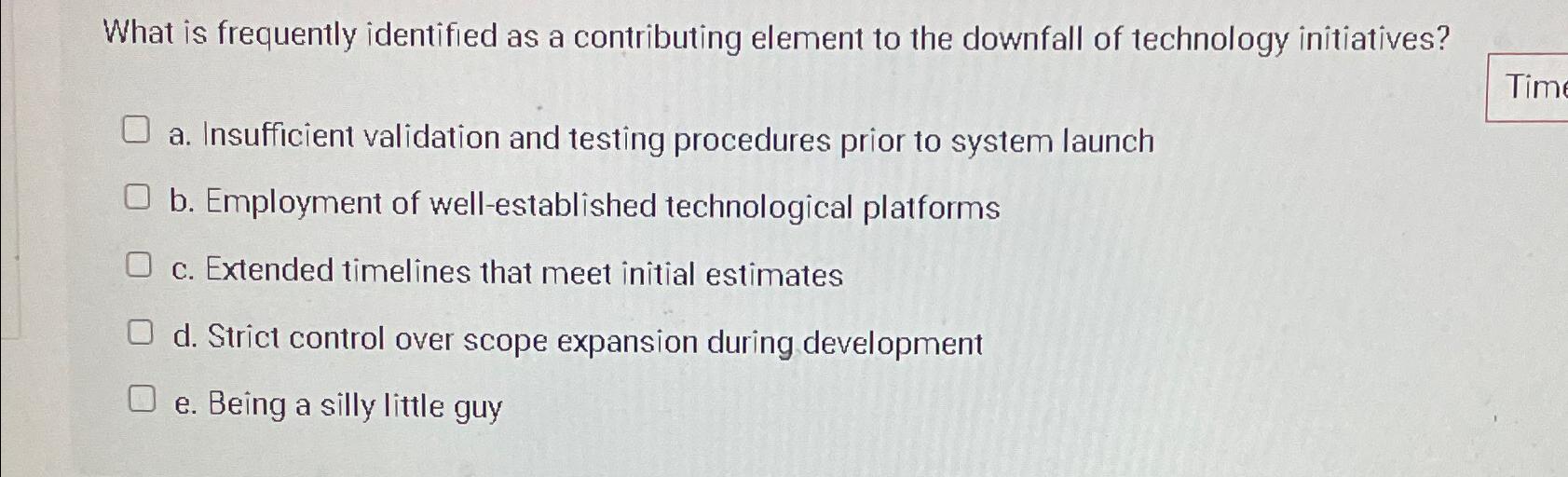 Solved What is frequently identified as a contributing | Chegg.com