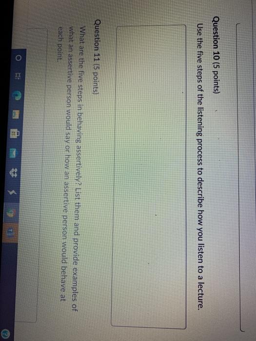 Solved Question 10 (5 points) Use the five steps of the | Chegg.com