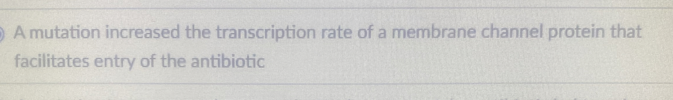 Solved Does A mutation increased the transcription rate of a | Chegg.com