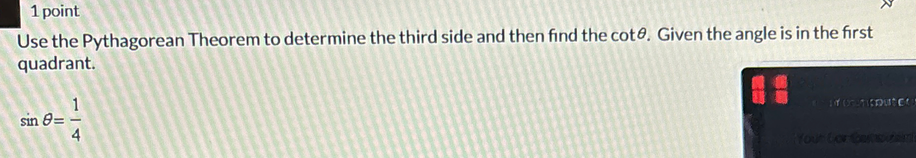 Solved Use the Pythagorean Theorem to determine the third | Chegg.com