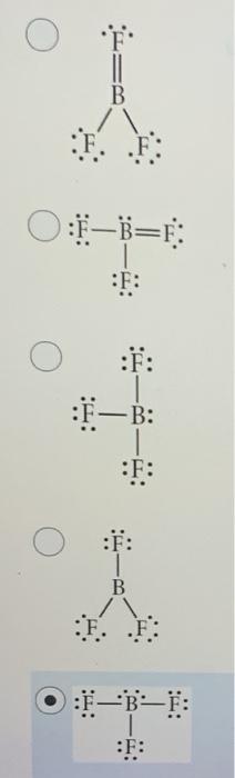 Solved B 0:1-;=s :i: B :-B-: :F: Choose the best Lewis | Chegg.com