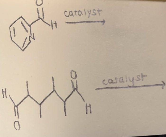 Solved catalyst catalyst | Chegg.com