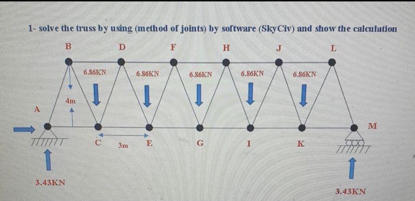 Solved note: use skyciv or robot structure analysis to solve | Chegg.com