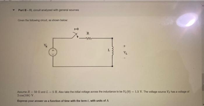Solved Learning Goal: To analyze RC and Ri circuits with | Chegg.com