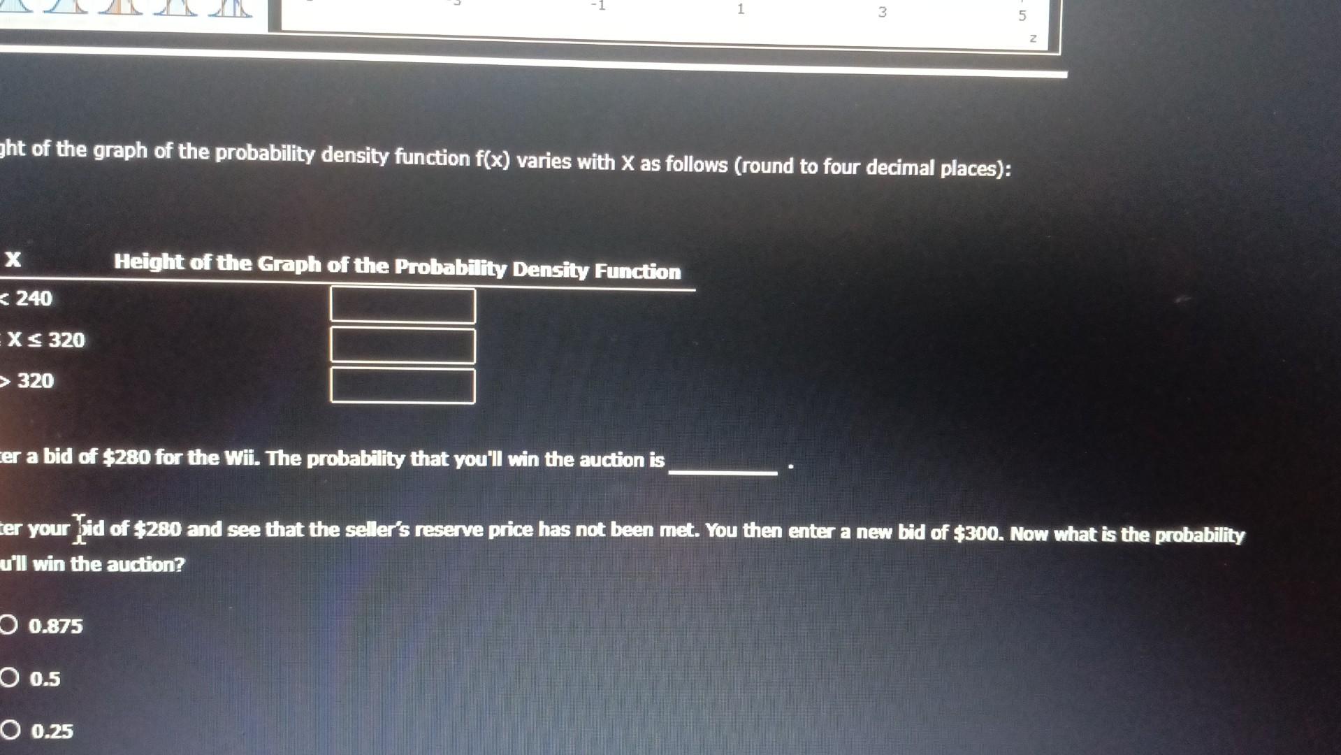 ht of the graph of the probability density function | Chegg.com