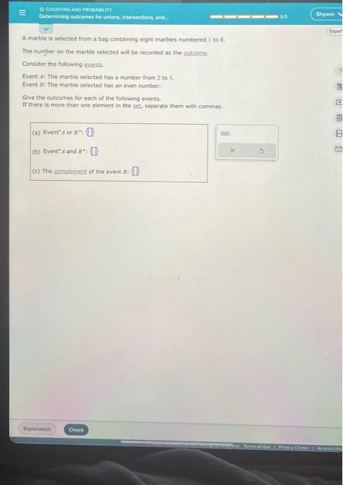 Solved = COUNTING AND PROBABILITY Determining outcomes for | Chegg.com