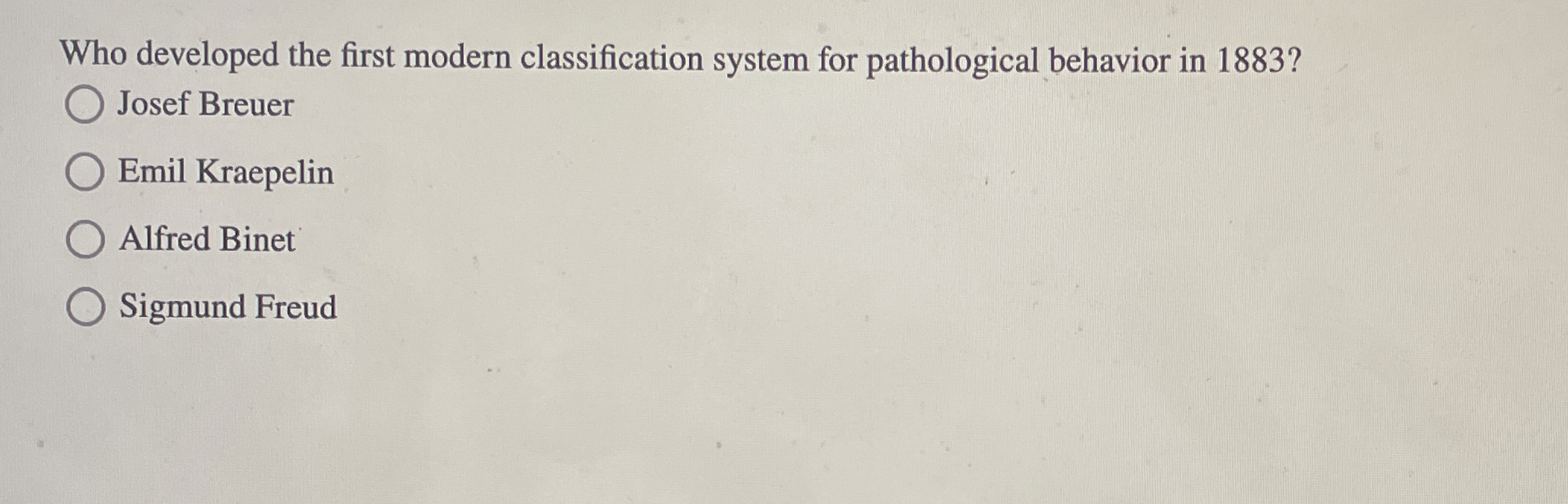 Solved Who developed the first modern classification system | Chegg.com