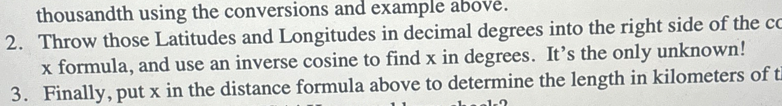 Solved thousandth using the conversions and example above.2. | Chegg.com