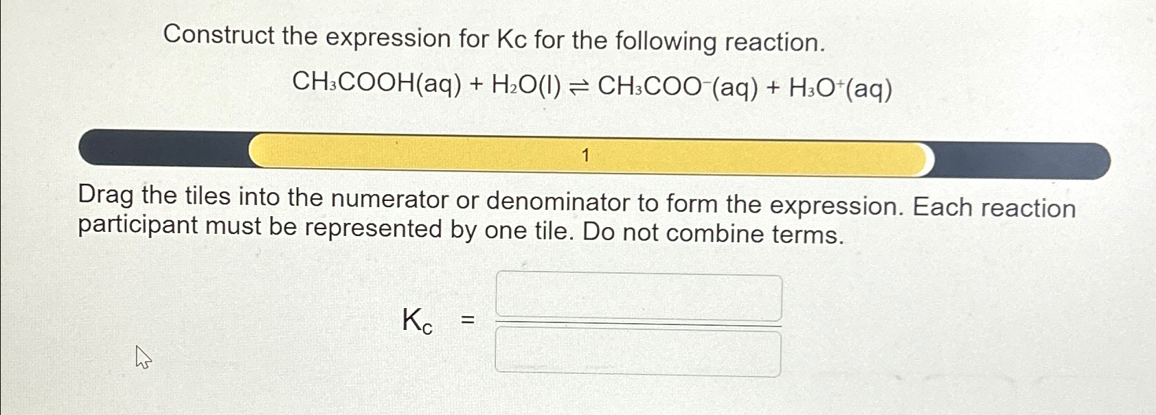 Solved Construct the expression for Kc ﻿for the following | Chegg.com