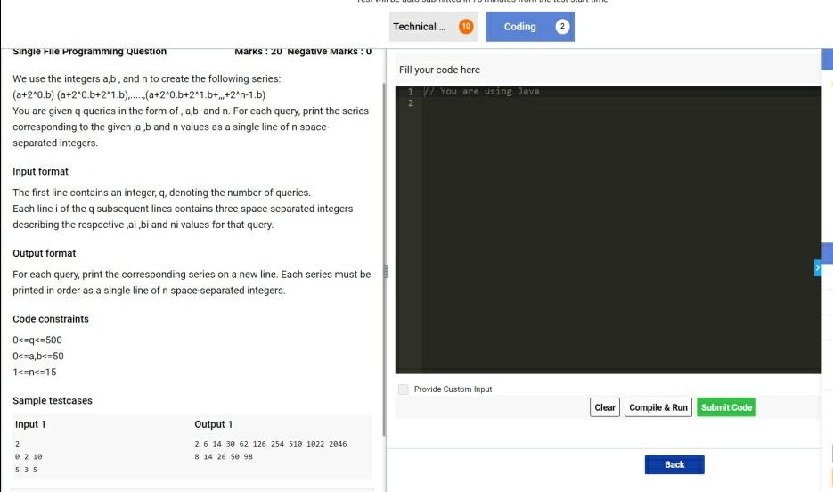 Solved Technical... 10 Coding Single File Programming | Chegg.com
