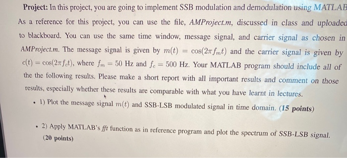 Solved Project: In this project, you are going to implement | Chegg.com