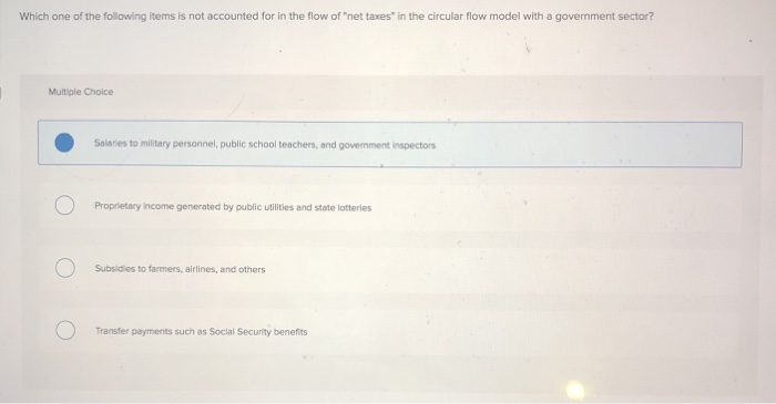 Solved Which one of the following items is not accounted for | Chegg.com Solved Which one of the following items is not accounted for | Chegg.com