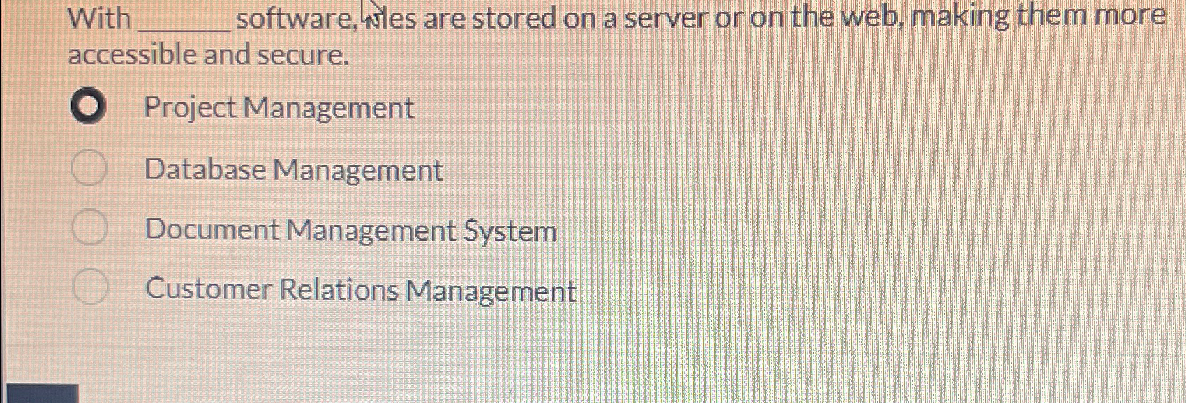 Solved With software, Nles are stored on a server or on the | Chegg.com