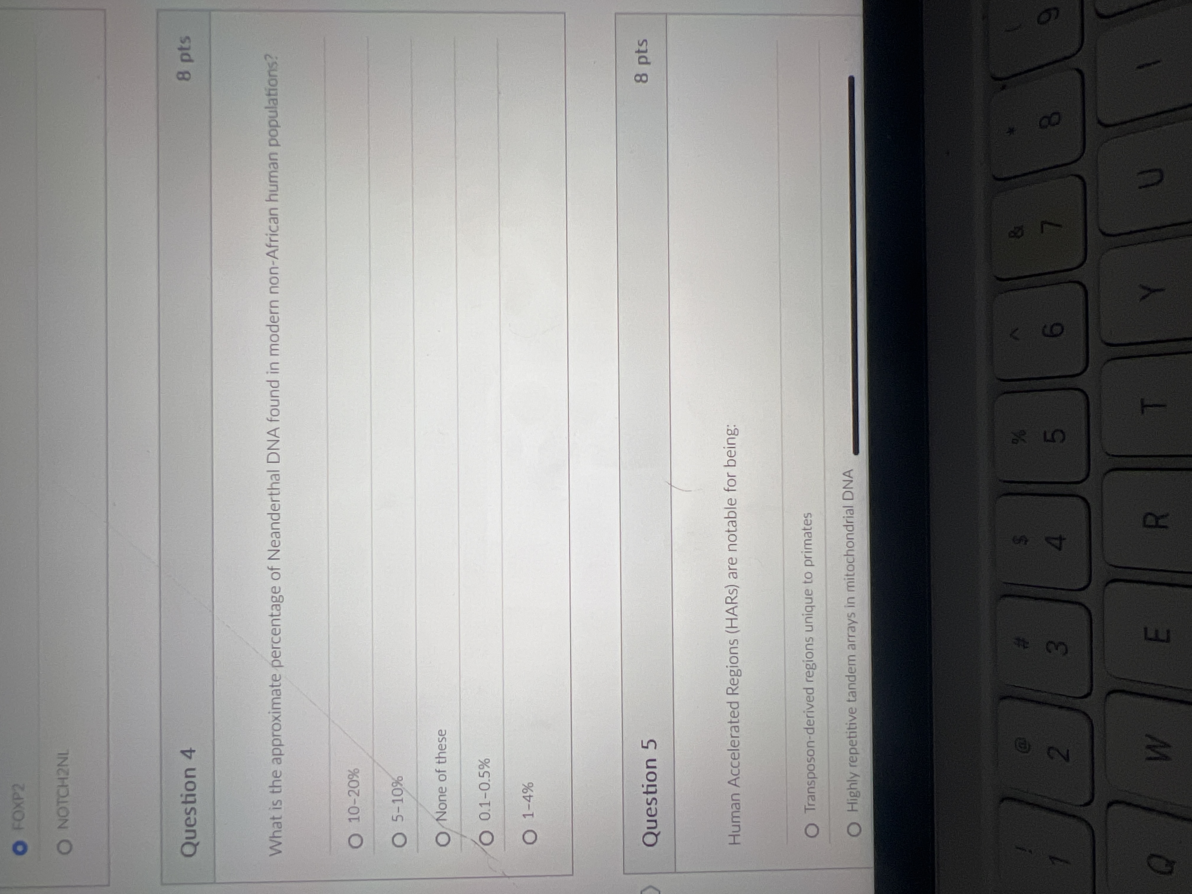 Solved Question 4What is the approximate percentage of | Chegg.com