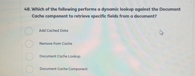 Solved Which of the following performs a dynamic lookup | Chegg.com