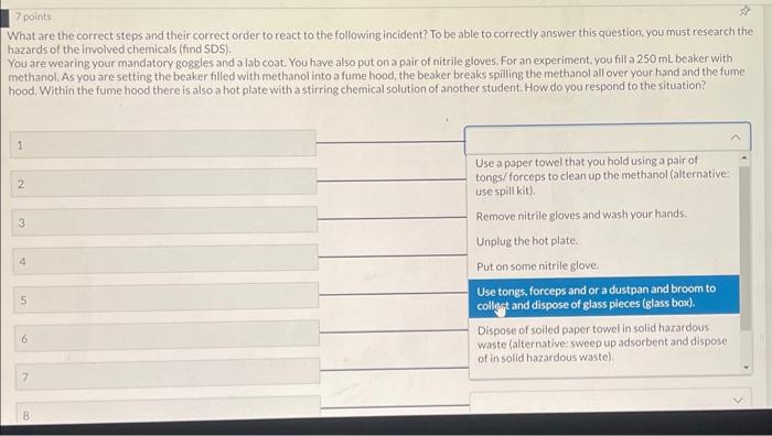 Solved What are the correct steps and their correct order to | Chegg.com