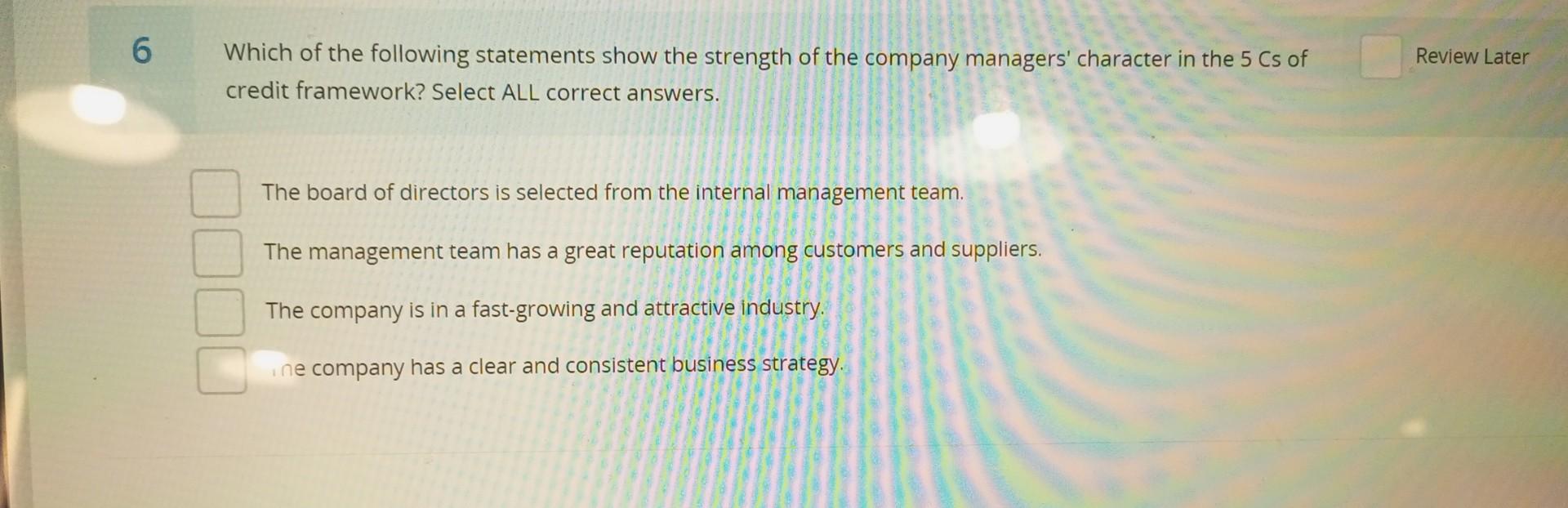 Solved Which of the following statements show the strength | Chegg.com