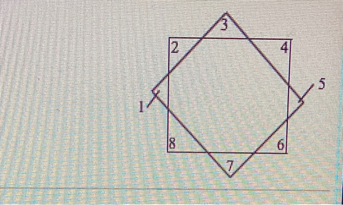 Solved find the sum of the measure of the numbered angles in | Chegg.com