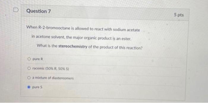 Solved When R-2-bromooctane is allowed to react with sodium | Chegg.com