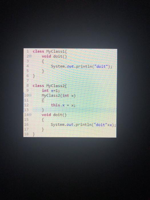Solved QUESTION 23 4 Click on MyClass.java. What happens | Chegg.com