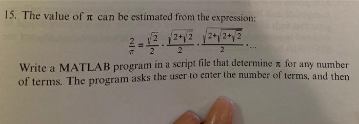 Solved 29 Write A Program In A Script File That Calculates 0272