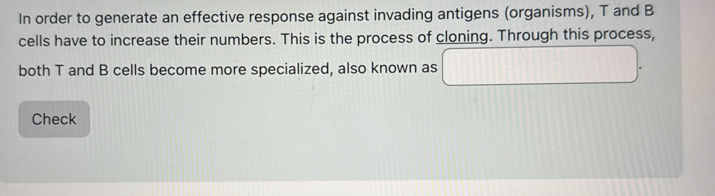 Solved In order to generate an effective response against | Chegg.com