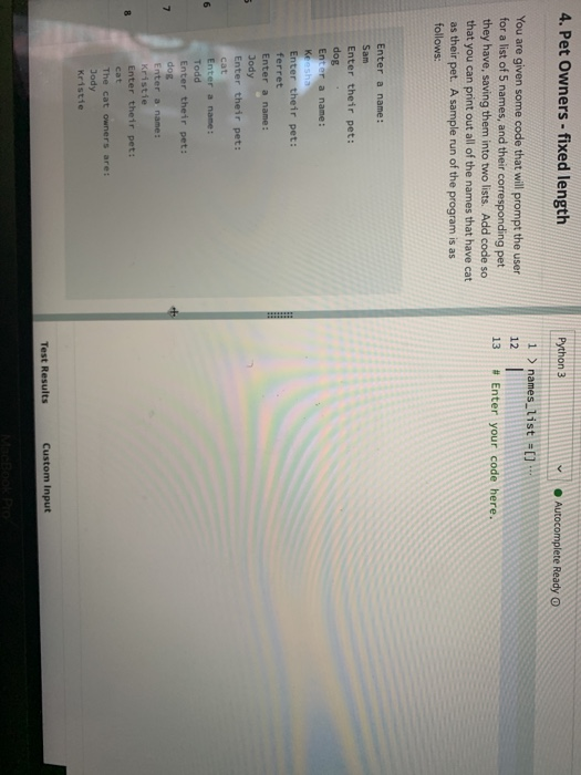 Solved please use code as is do not change but continue on | Chegg.com