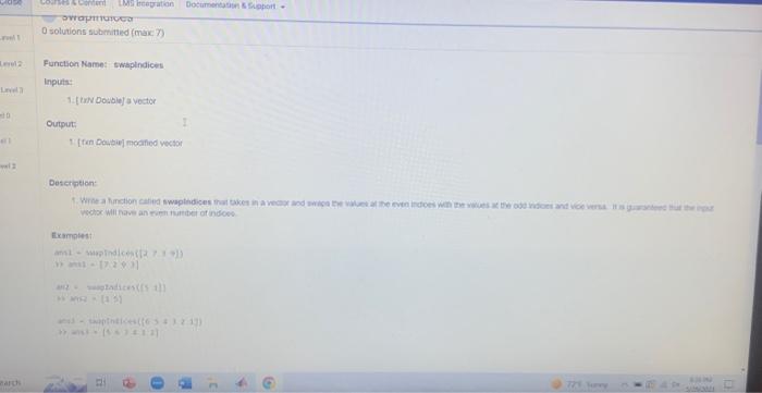 Solved Matlab. I know it has swap in the title, but the swap | Chegg.com