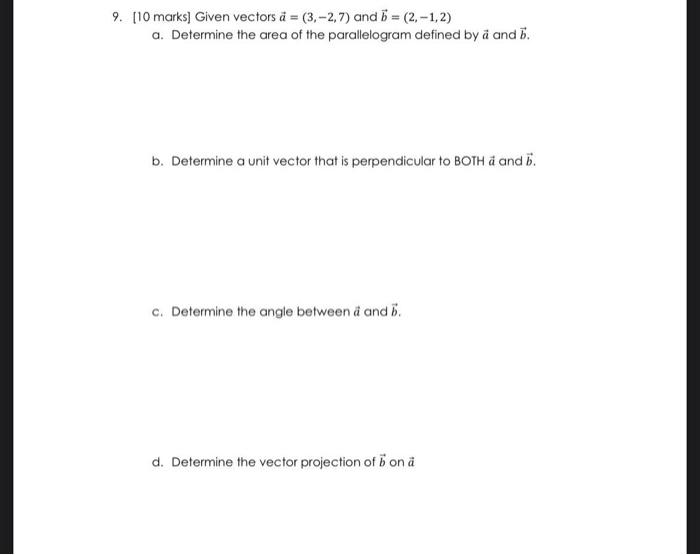 Solved PLEASE ANSWER I WILL GIVE THUMBS UP9. [10 marks] | Chegg.com