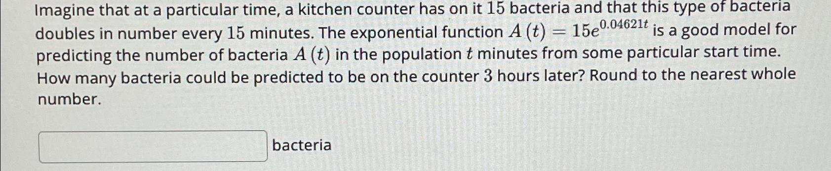 Solved Imagine that at a particular time, a kitchen counter | Chegg.com