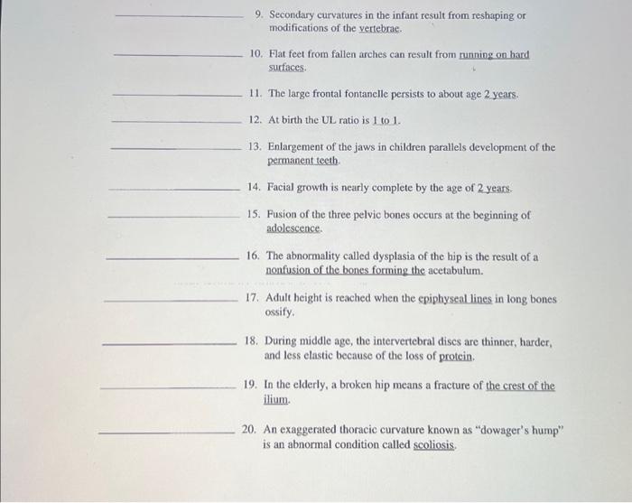 Solved 2. Match the bone names and markings in Column B to | Chegg.com