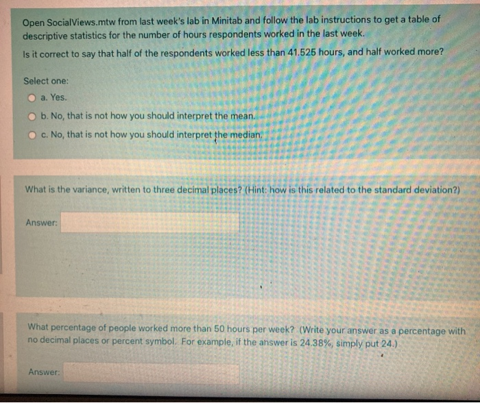 Minit Open Project Open Worksheet New Project New | Chegg.com