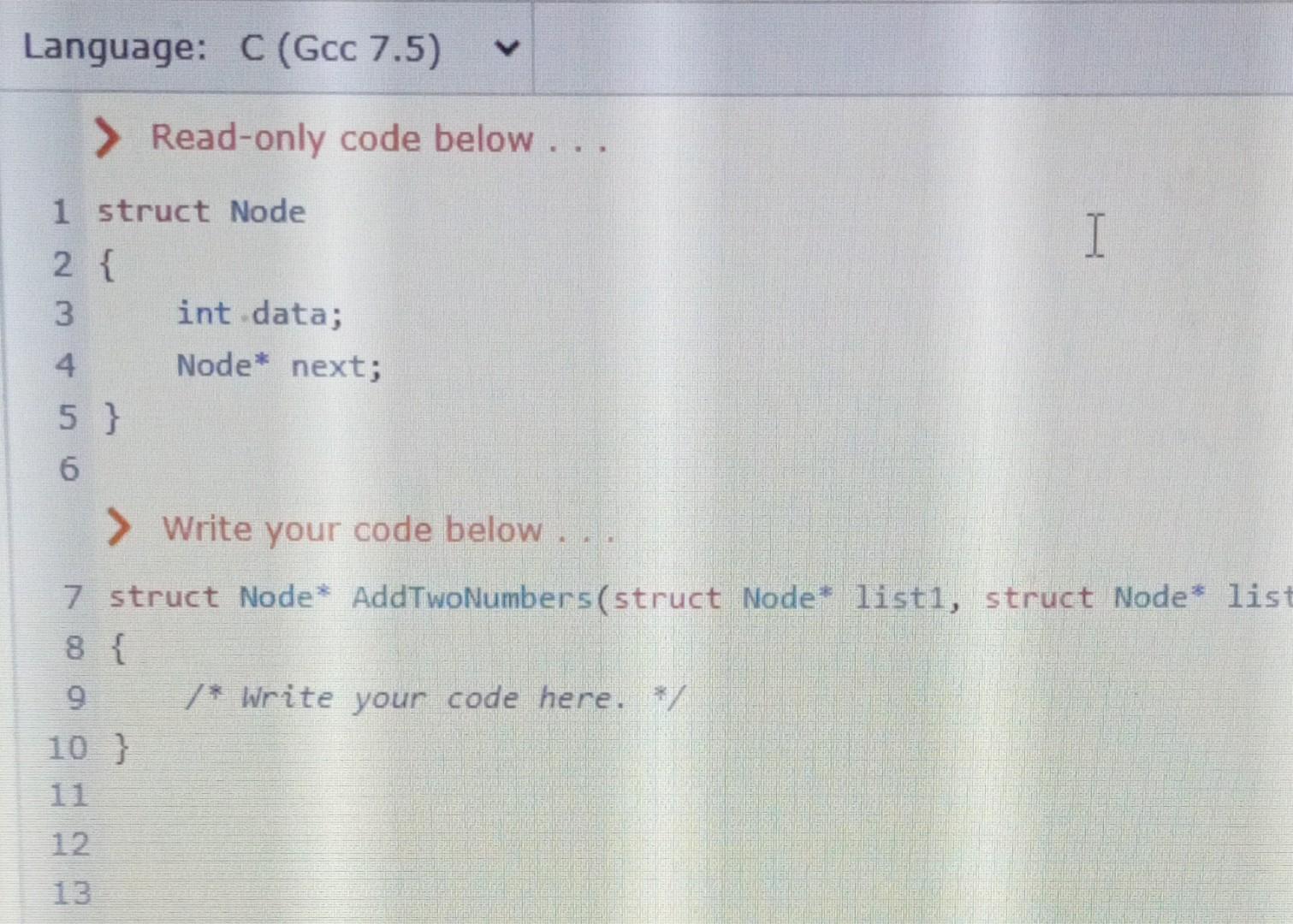Problem Statement You will be given two linked lists, | Chegg.com