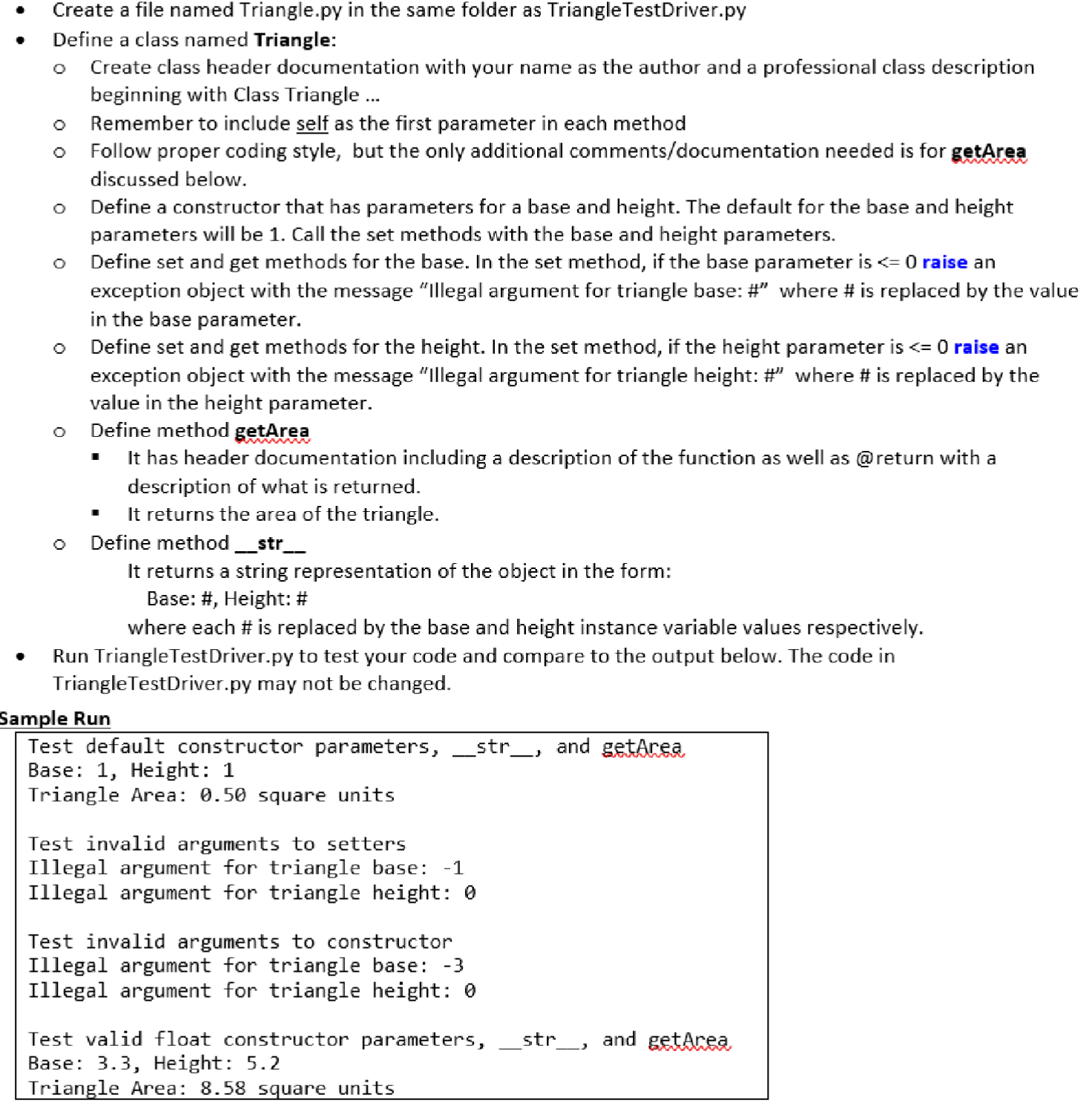 Solved This Python program provides practice with creating | Chegg.com