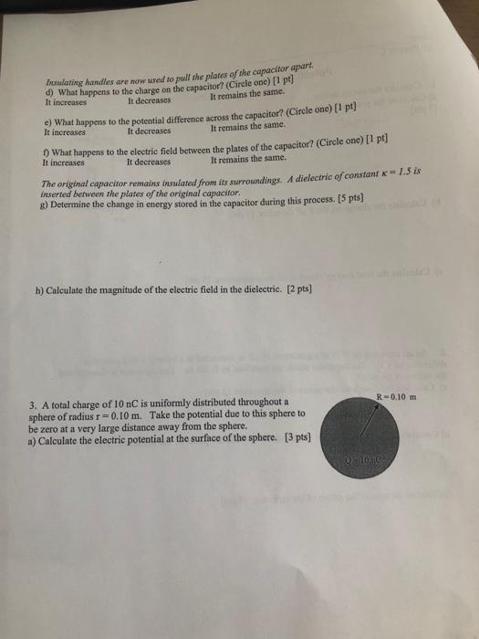 Solved Due tmrw V=21cv2−21Q=−21QV Name AP Physies C | Chegg.com