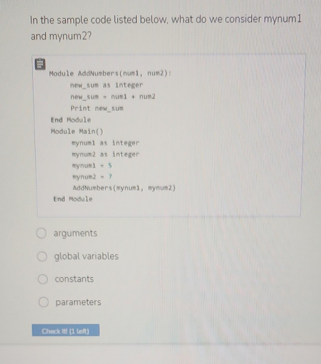 Solved In the sample code listed below. what do we consider | Chegg.com