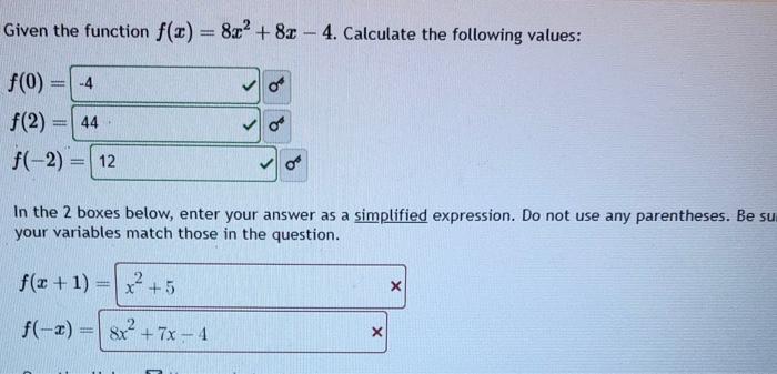 Solved For the function f(x)=2x2−5x, find the difference | Chegg.com