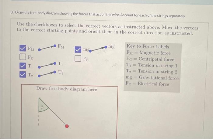 Solved A horizontal wire is hung from the ceiling of a room | Chegg.com