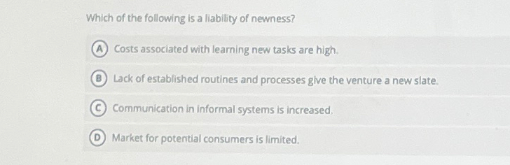 Solved Which of the following is a liability of | Chegg.com