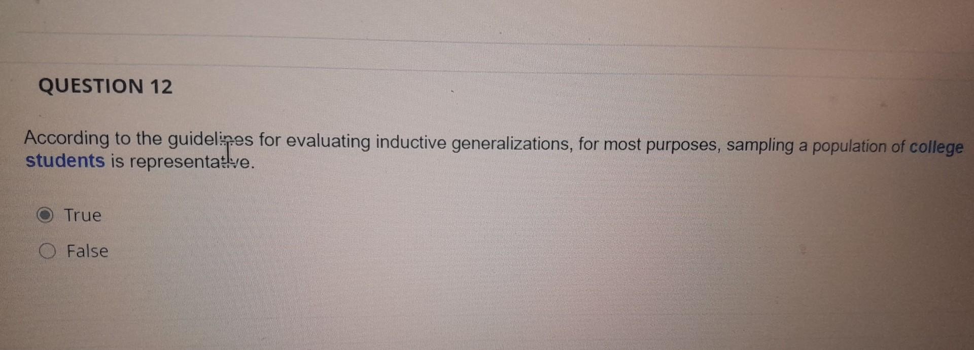 According to the guidelines for evaluating inductive | Chegg.com