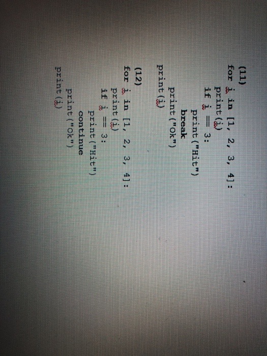 Solved cosc 1436 Exercise 9 - Loops and lists Part 1 - | Chegg.com