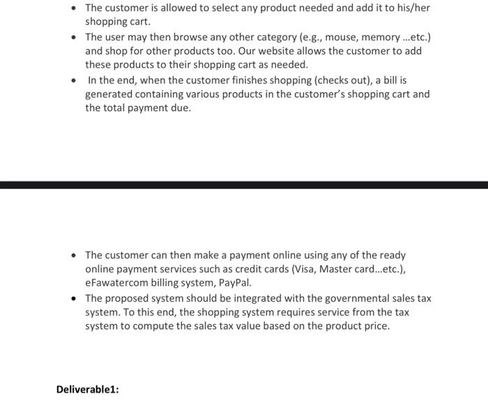 Solved Online Computer Hardware Store ORGANIZATION Online | Chegg.com