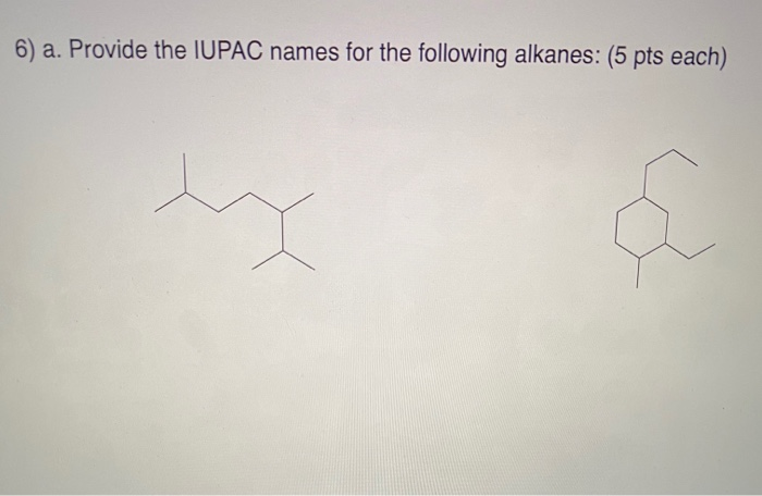 Solved 1) For the following molecular formulas calculate the | Chegg.com