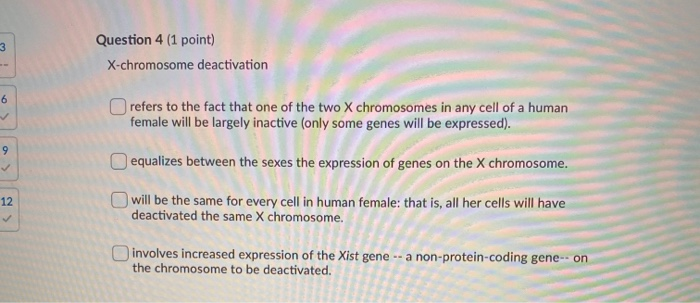 Solved Question 2 (1 point) The chemical modification of | Chegg.com