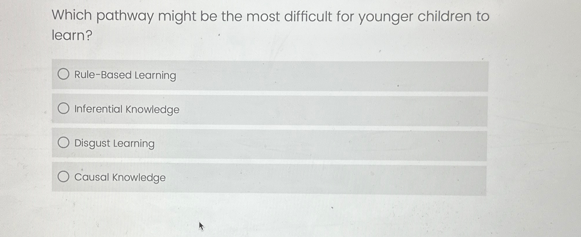 Solved Which pathway might be the most difficult for younger | Chegg.com