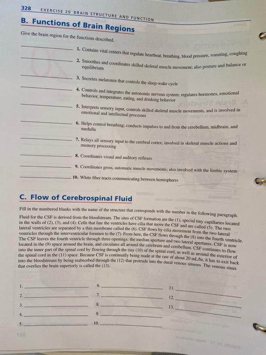 Solved Section Date Name EXERCISE Reviewing Your knowledge | Chegg.com